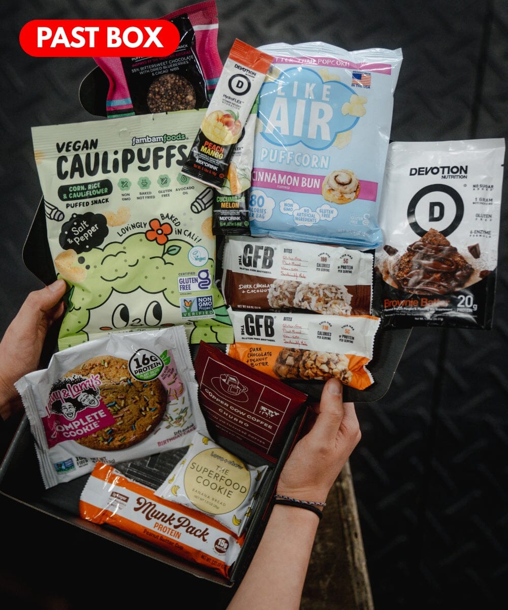 The Lift Box | Snack Box Edition | Fitness Subscription Box